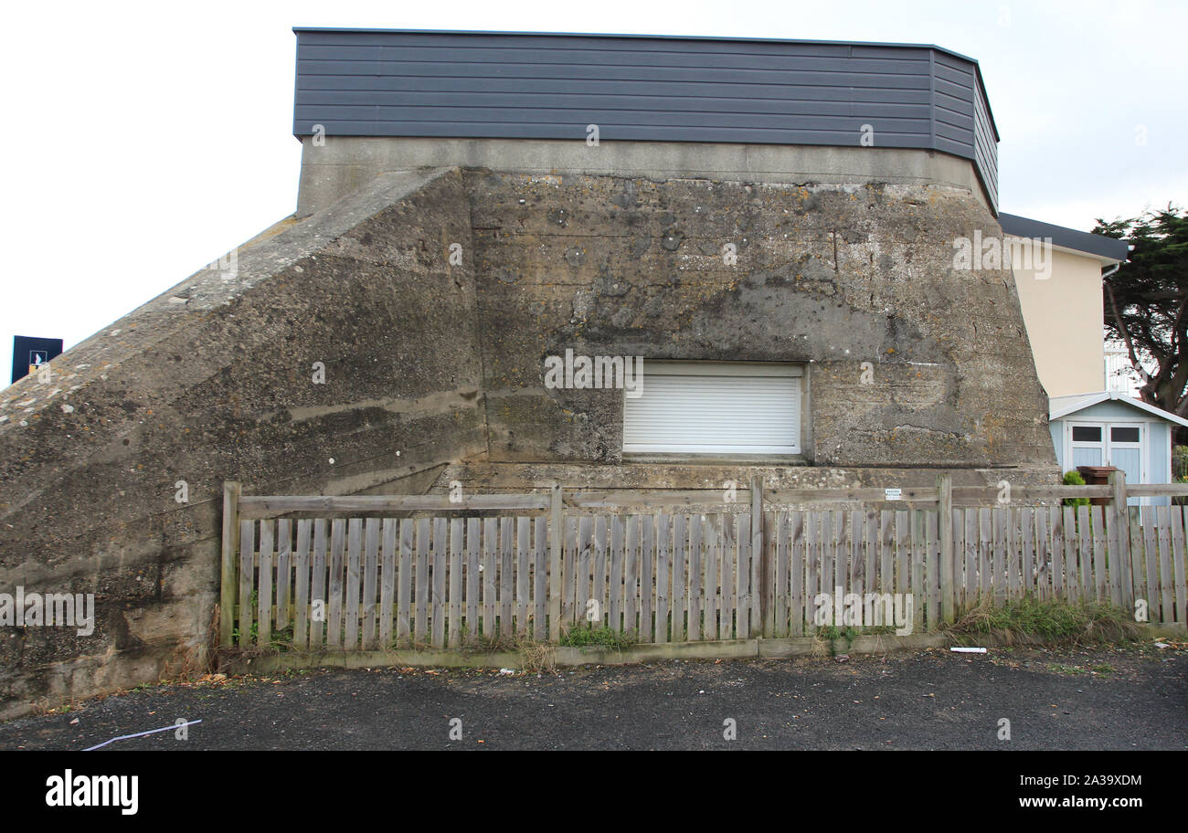 Sword Beach, Normandy 09/10/2017. German Bunker, Atlantic wall ...