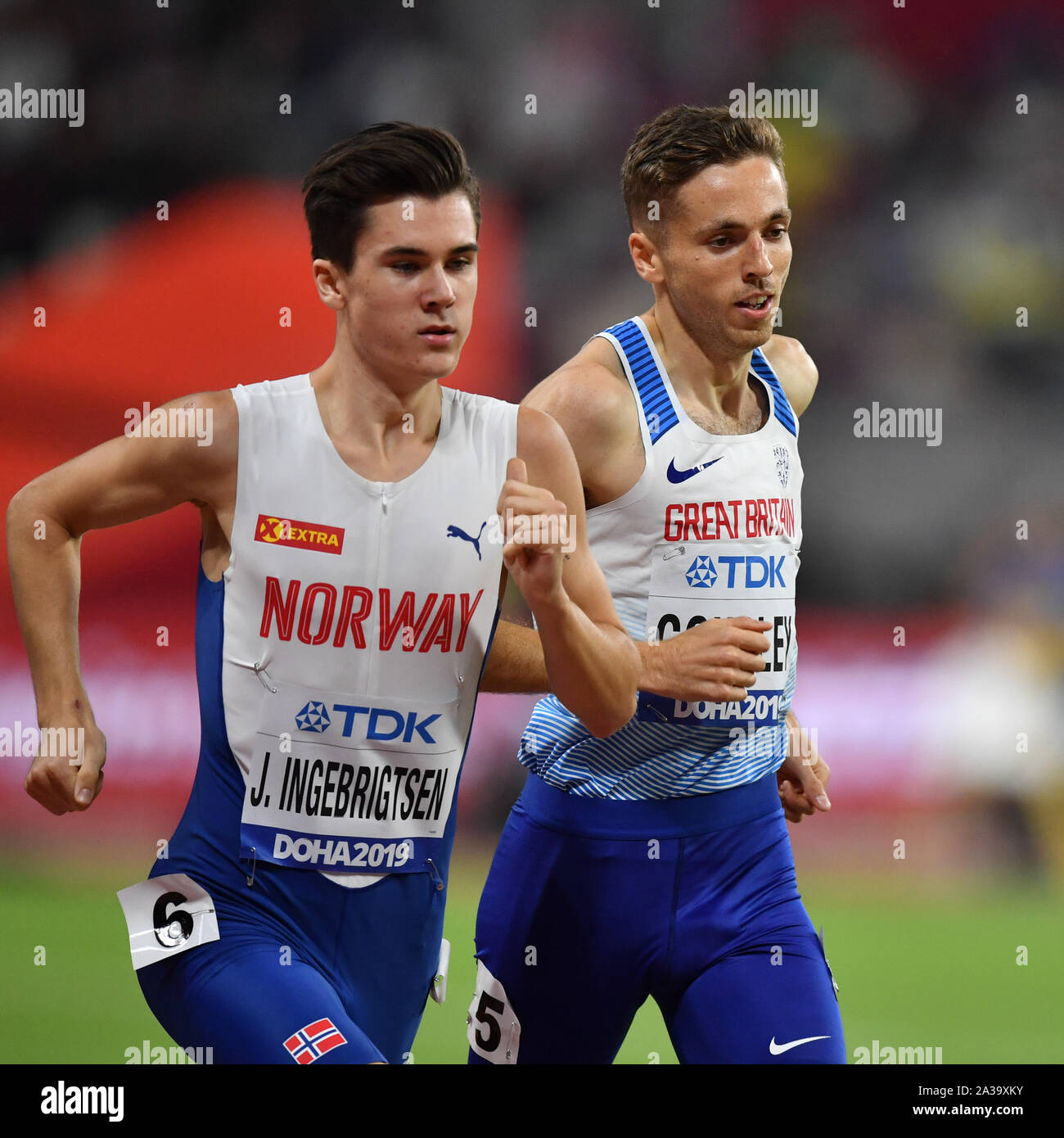 Jakob ingebrigtsen doha 2019 hi-res stock photography and images - Alamy