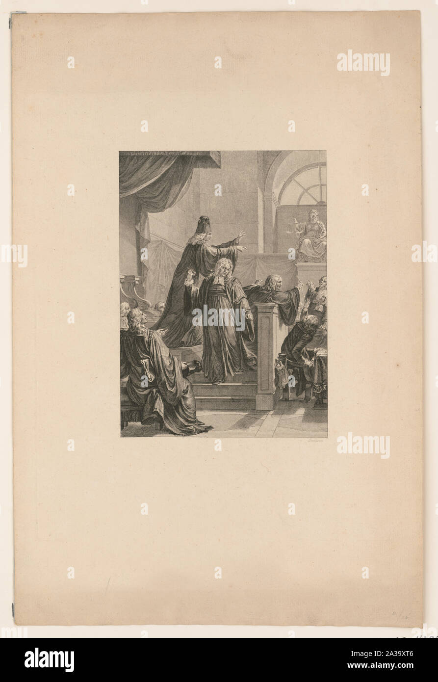 Scene in a courtroom Stock Photo - Alamy