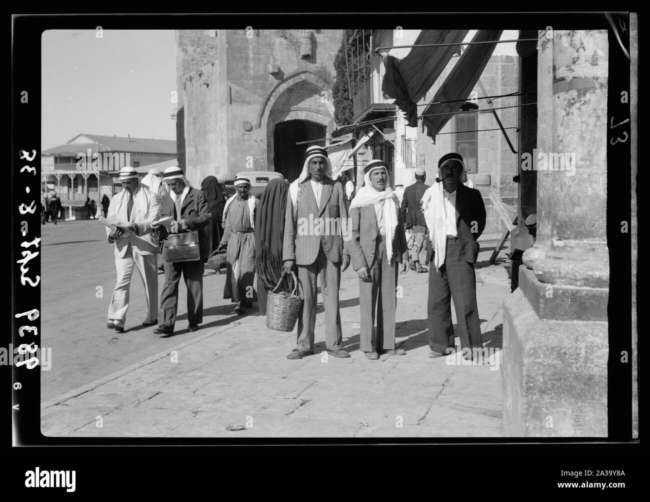 Inside jaffa gate Black and White Stock Photos & Images - Alamy