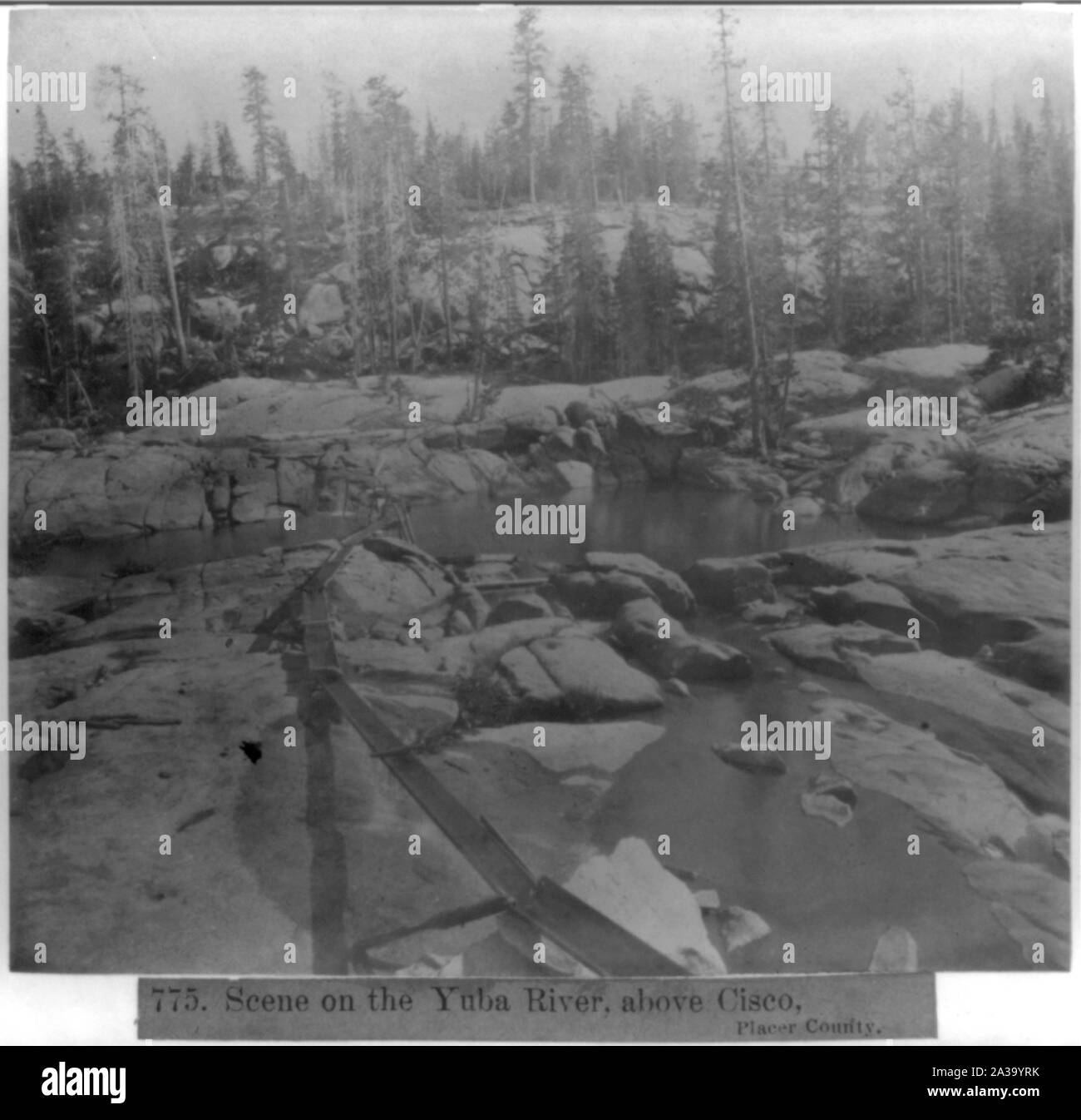 Historical placer county california Black and White Stock Photos ...