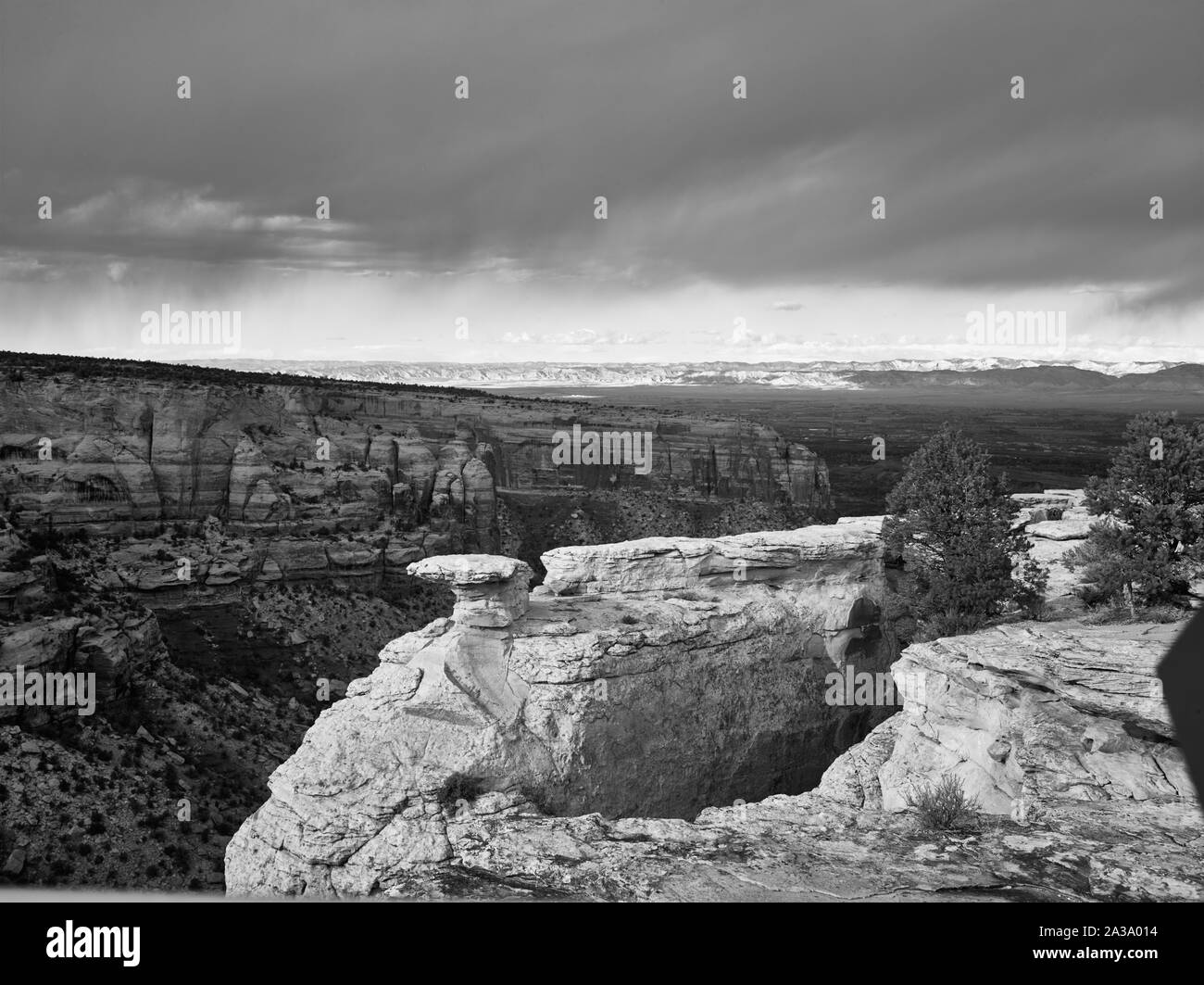 Scenery at Colorado National Monument, a preserve of vast plateaus ...
