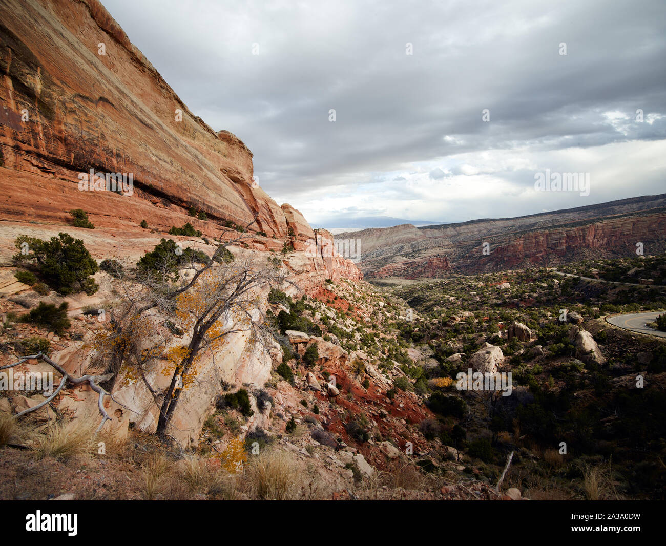Scenery at Colorado National Monument, a preserve of vast plateaus ...