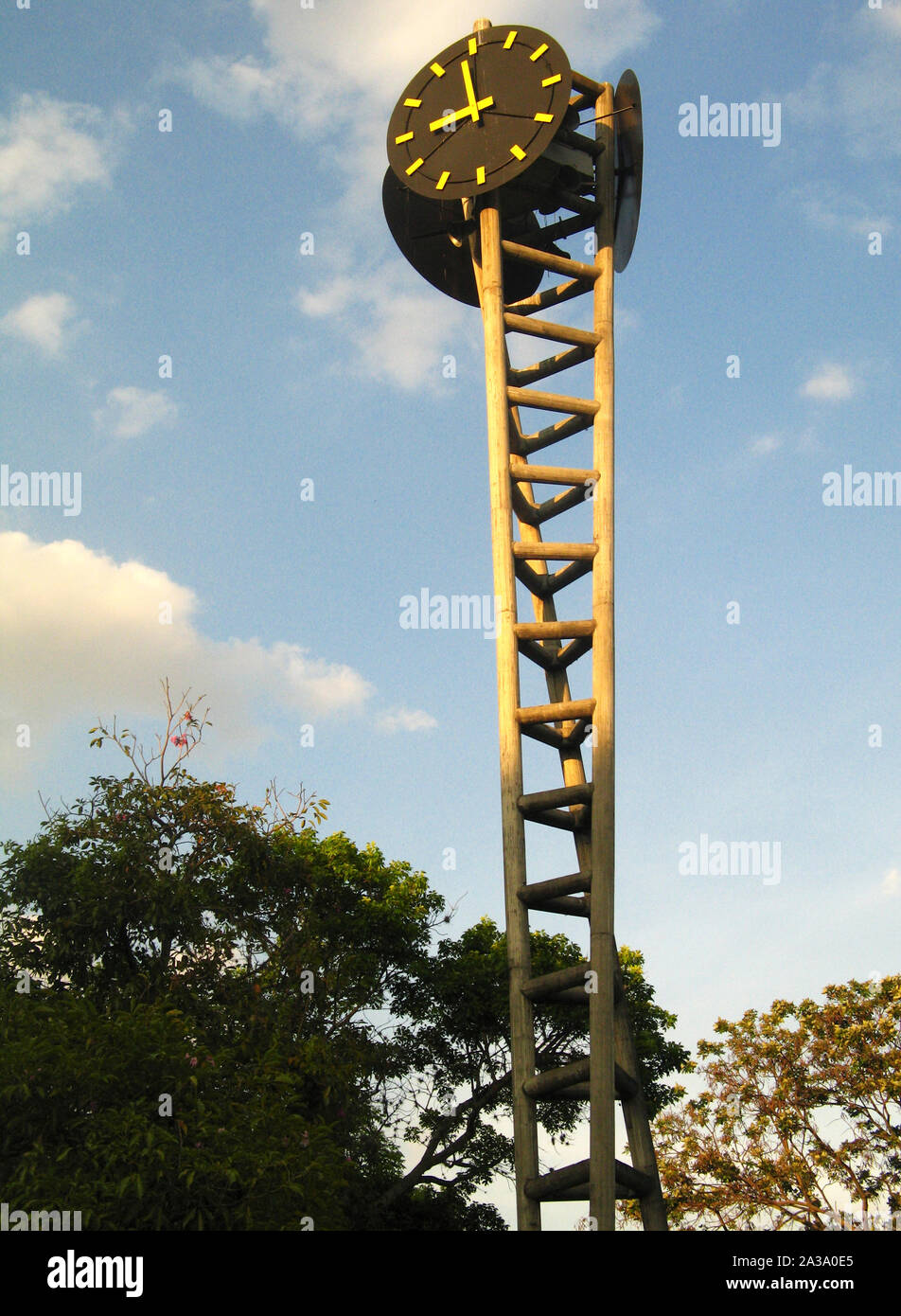 Iconic Clock tower in the Rectorate Square, icon symbol at Central ...