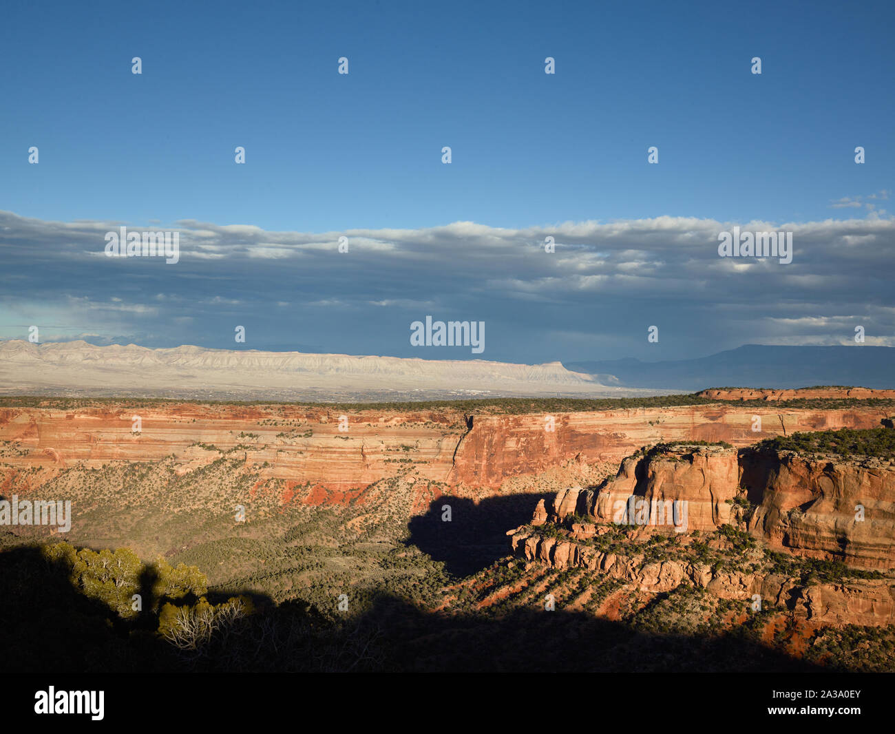 Scenery at Colorado National Monument, a preserve of vast plateaus ...