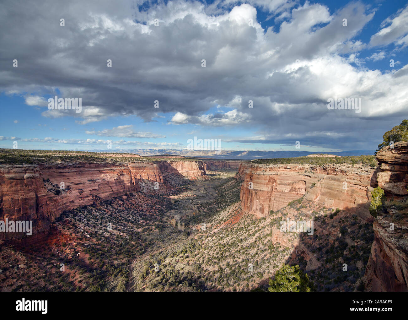 Scenery at Colorado National Monument, a preserve of vast plateaus ...