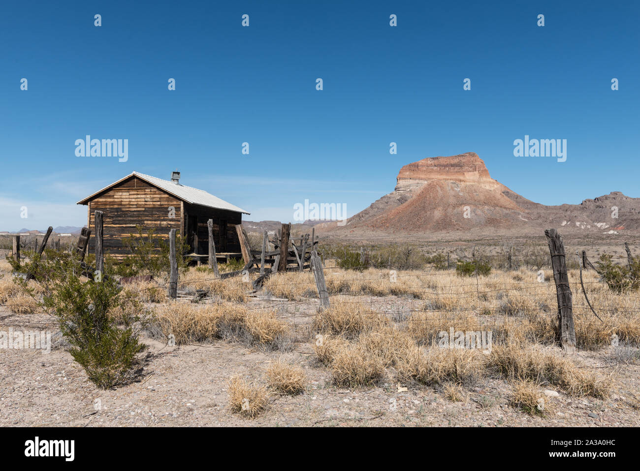 Scenery in Big Bend National Park in the Trans-Pecos region of Texas ...