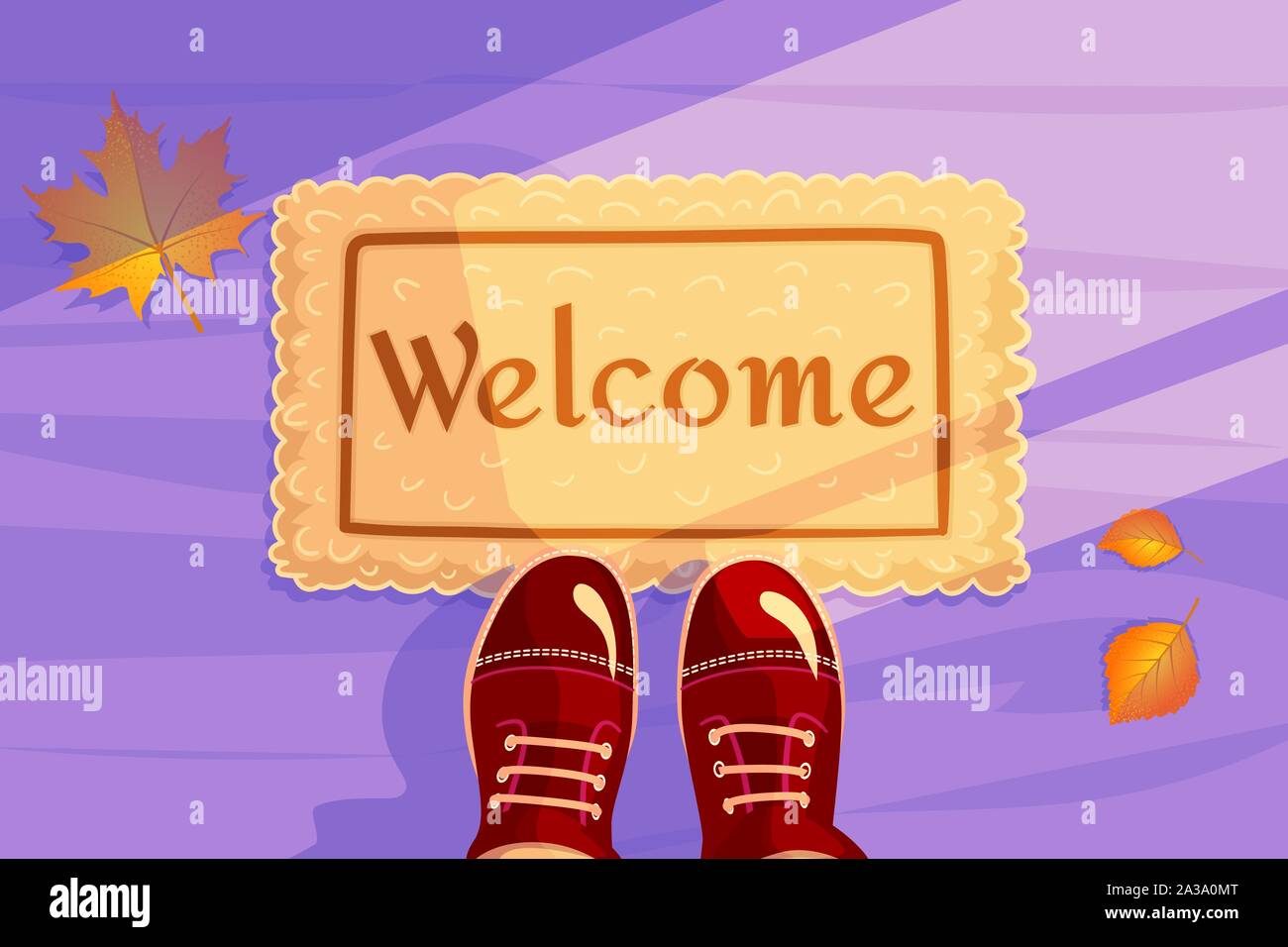 Red shoes poster Stock Vector Images - Alamy