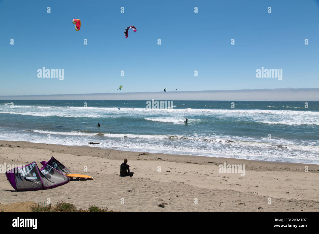 Scenic views along Route 1, Pacific Coast Highway. California Stock ...