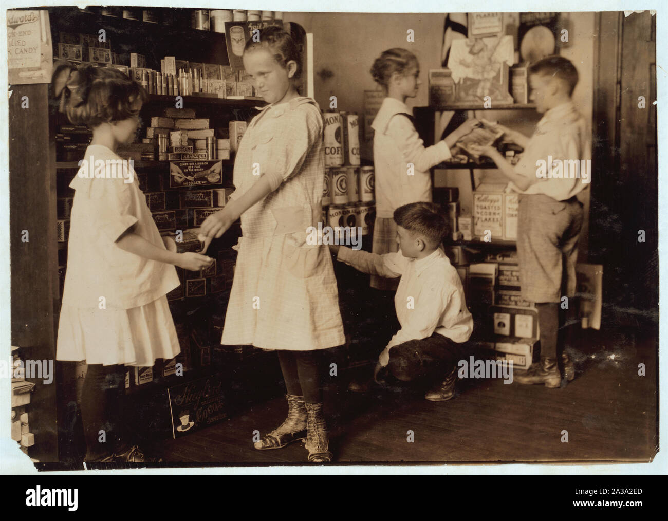School store almost ready to open Stock Photo - Alamy