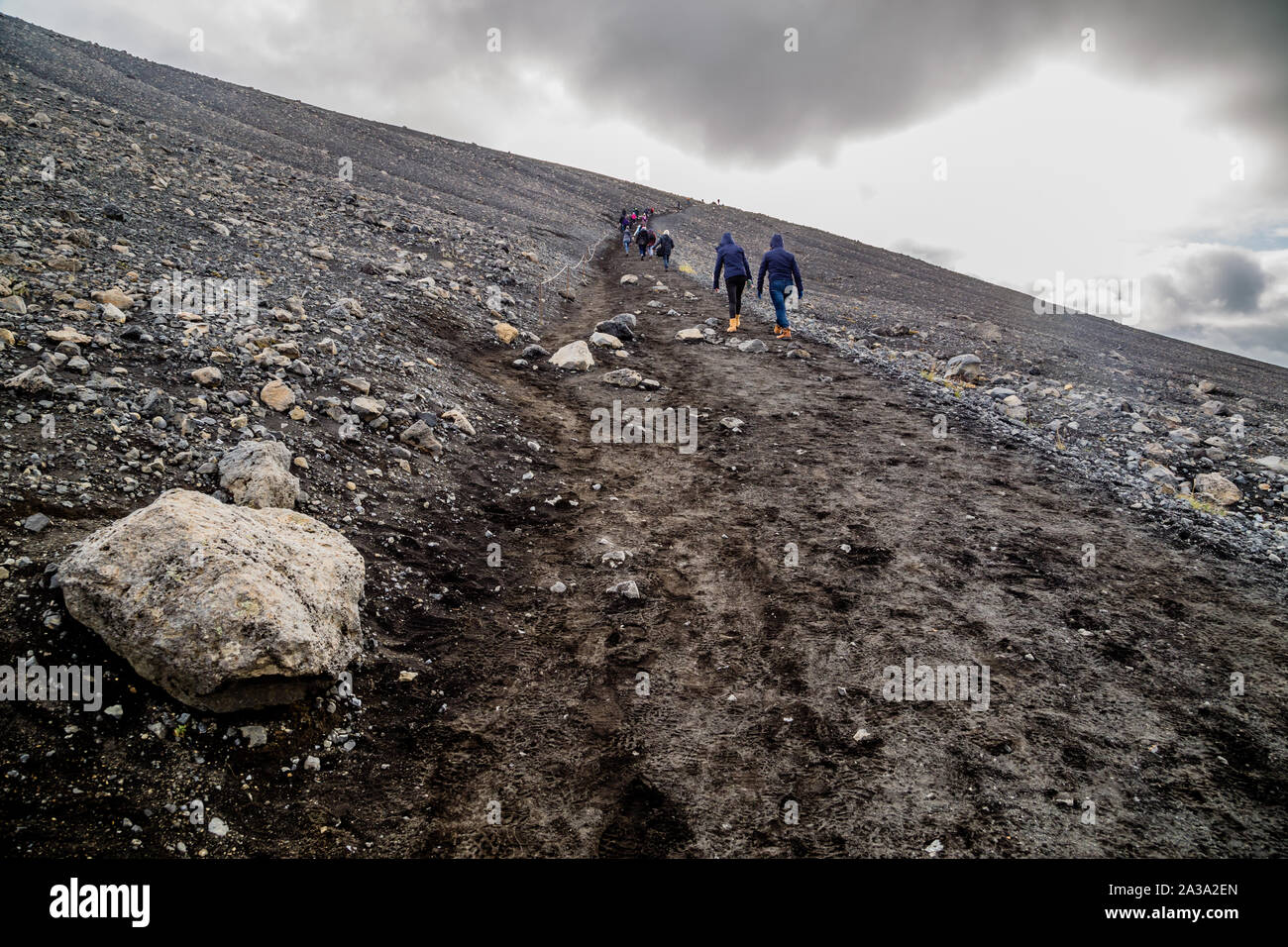 Volcano hverfjall hi-res stock photography and images - Alamy