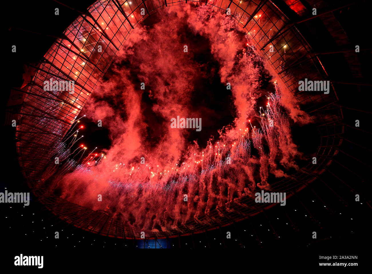Football fireworks london hi-res stock photography and images - Alamy