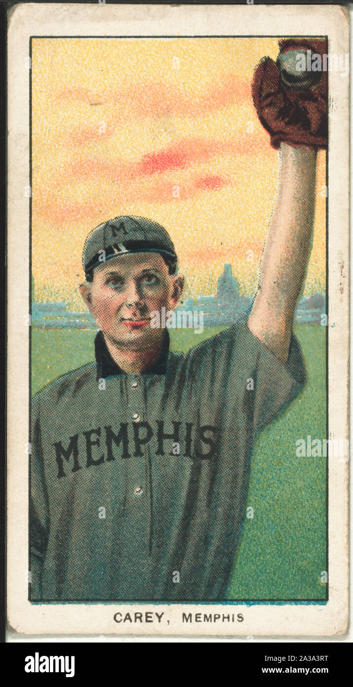 Scoops Carey, Memphis Team, baseball card portrait Stock Photo - Alamy