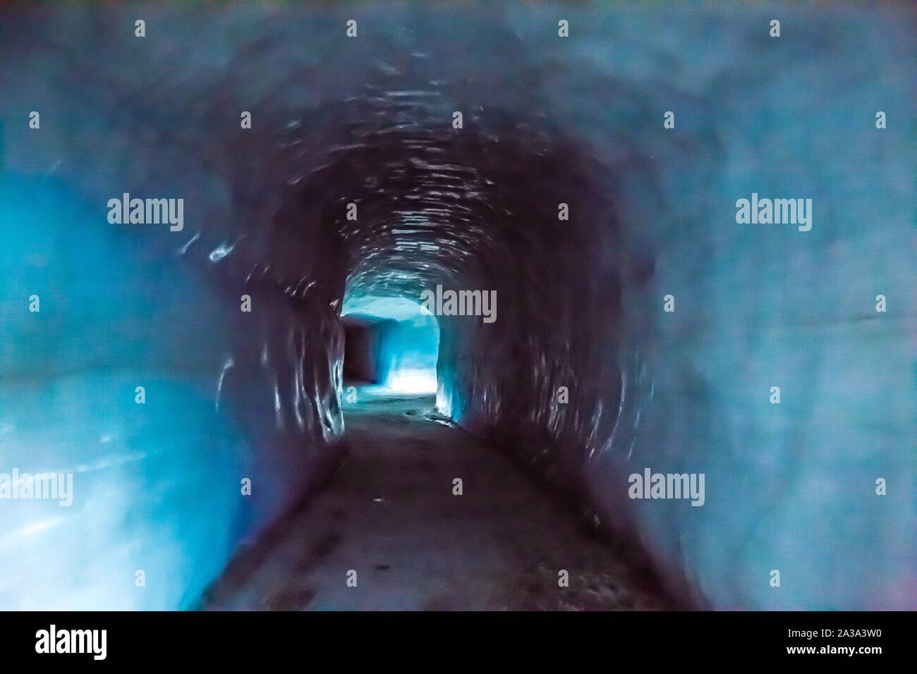 Langjokull glacier tunnel hi-res stock photography and images - Alamy