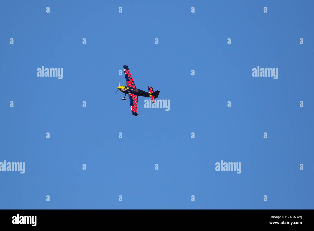 Red Bull stunt plane Performing at The Great Pacific Airshow Huntington ...