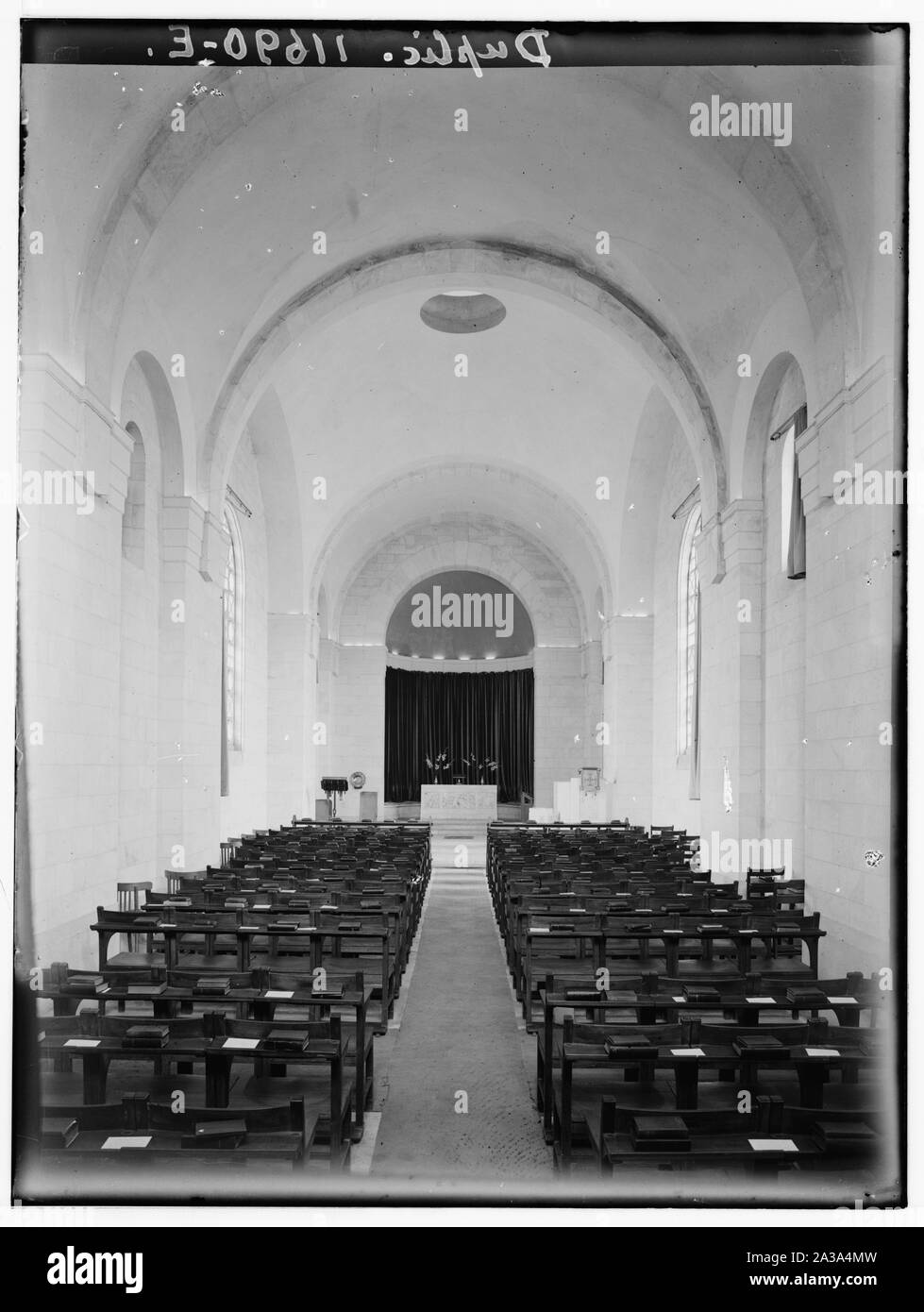 Scottish Memorial, Church of St. Andrews. Interior of the church ...