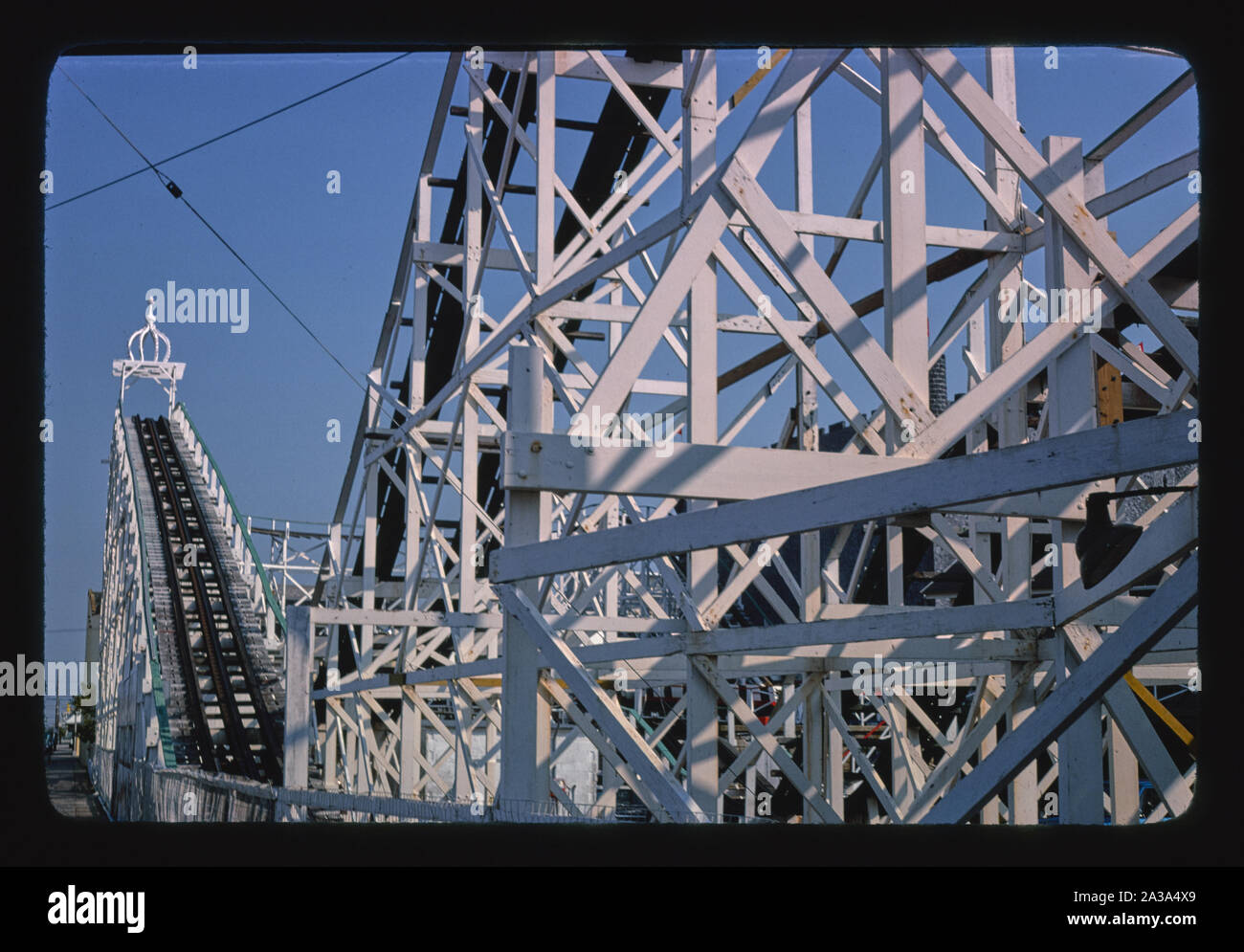 Scream roller coaster, Wildwood, New Jersey Stock Photo - Alamy