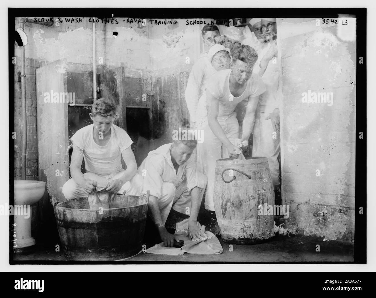 Wash clothes Black and White Stock Photos & Images - Alamy