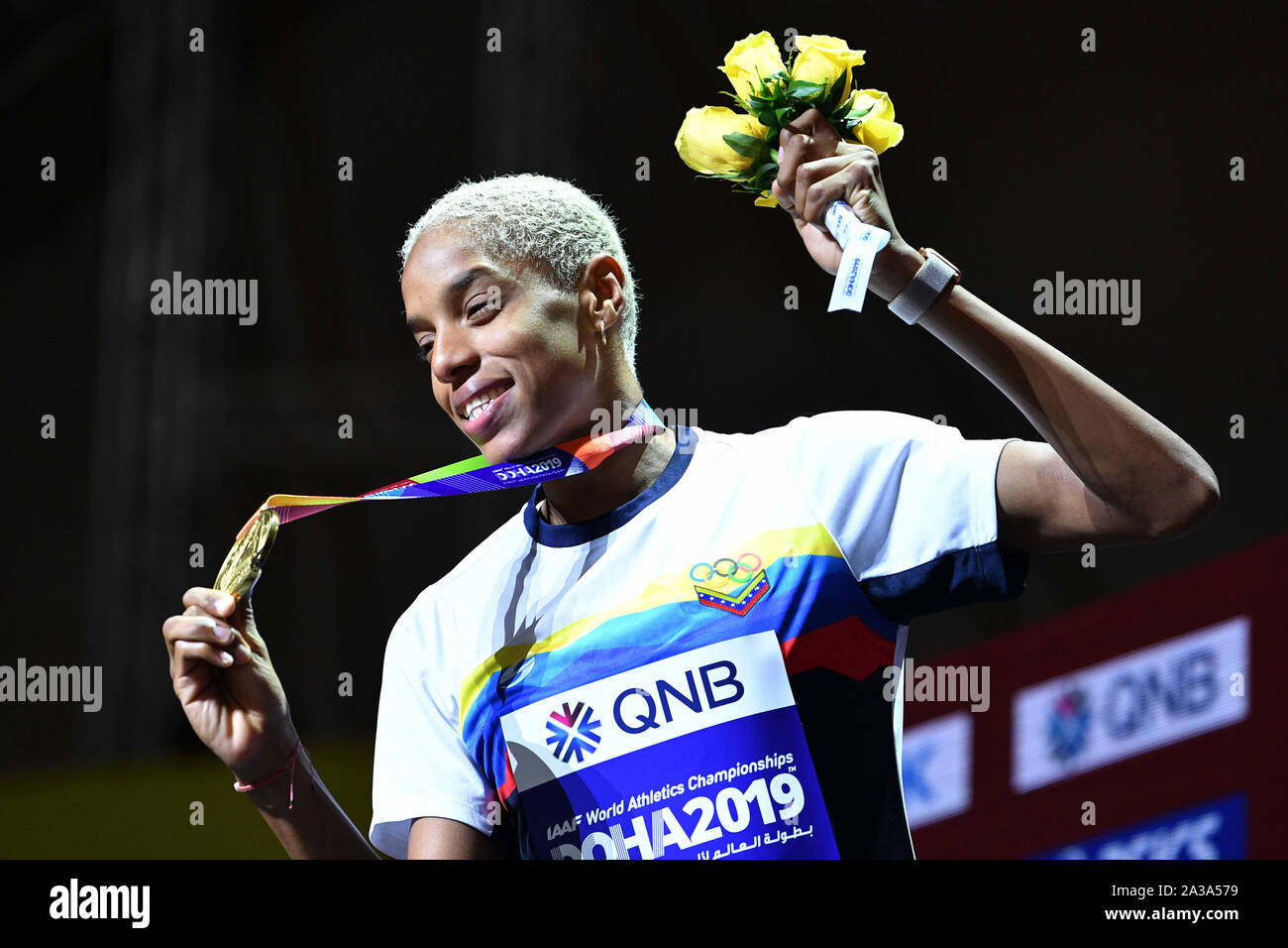 Triple jump doha 2019 hi-res stock photography and images - Alamy