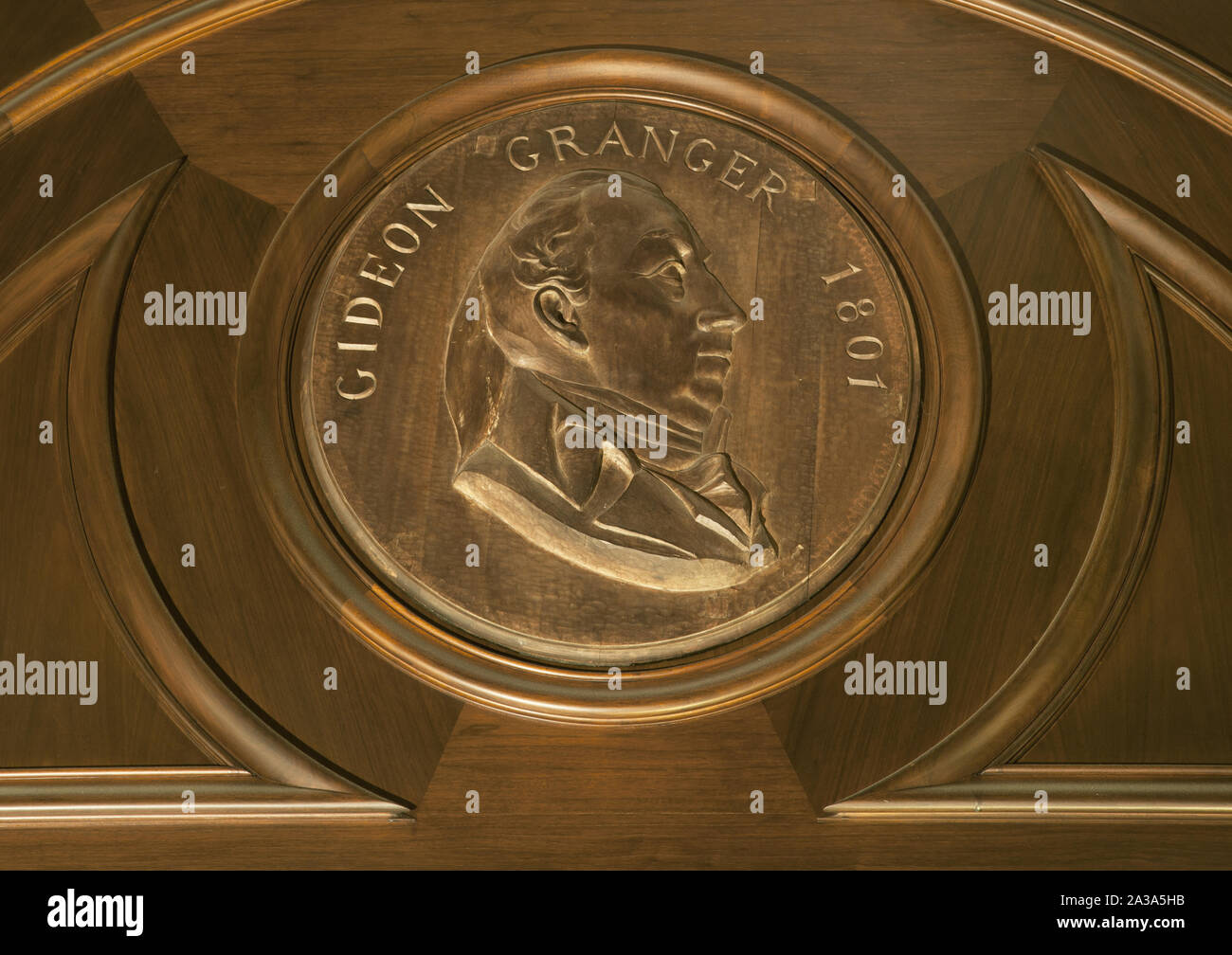 Sculpture Gideon Granger, former postmaster general, by Gleb W ...