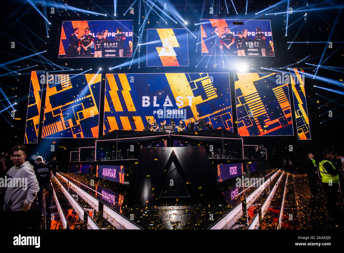 MOSCOW, RUSSIA - 14th SEPTEMBER 2019: esports Counter-Strike: Global ...