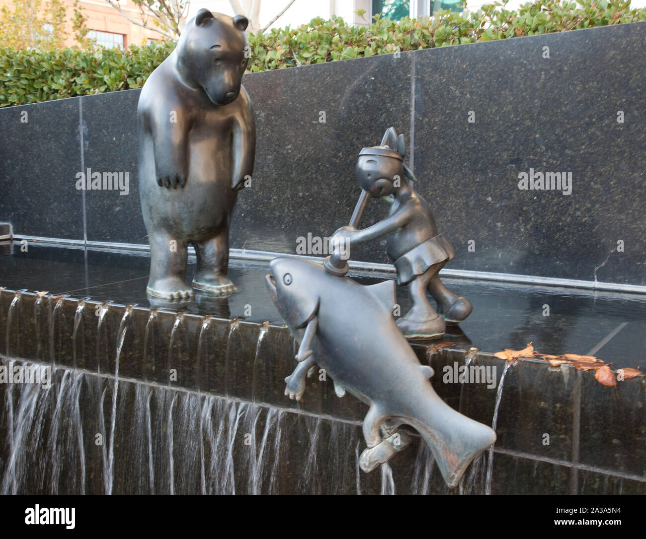 Sculpture Gold Rush at the Robert T. Matsui U.S. Courthouse, Sacramento ...