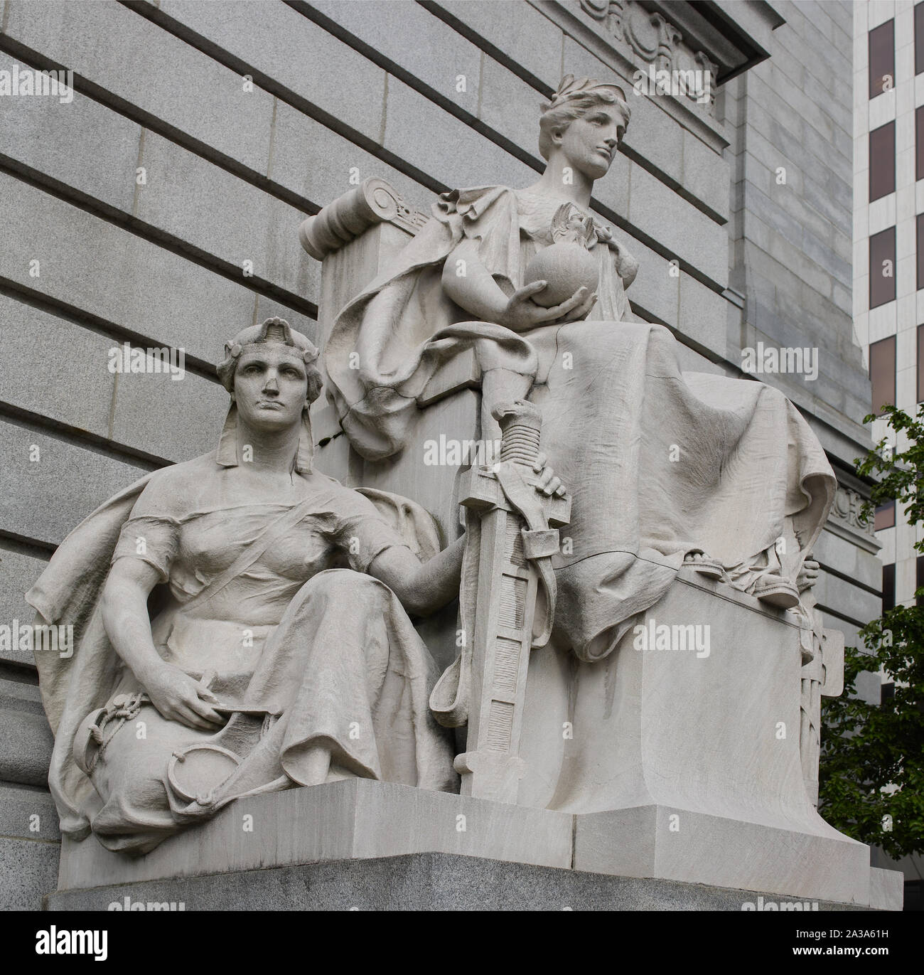 Sculpture National as Sovereign Power by John Massey Rhind located at ...