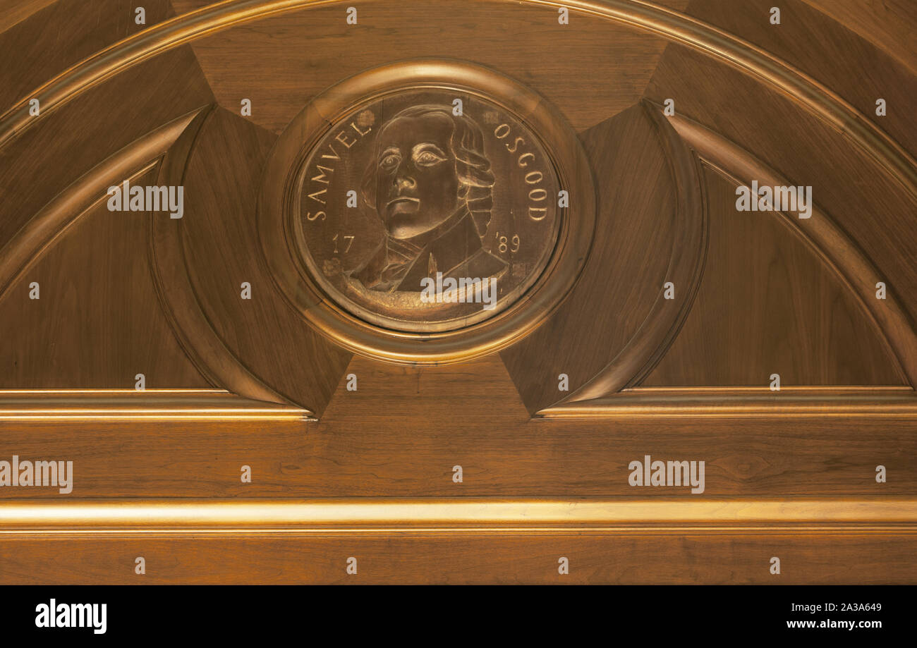 Sculpture Samuel Osgood, former postmaster general, by Gleb W ...