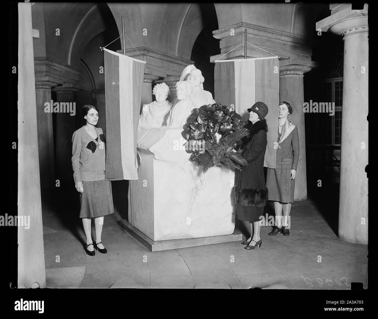 Sculpture: Portrait Monument to Lucretia Mott, Elizabeth Cady Stanton ...