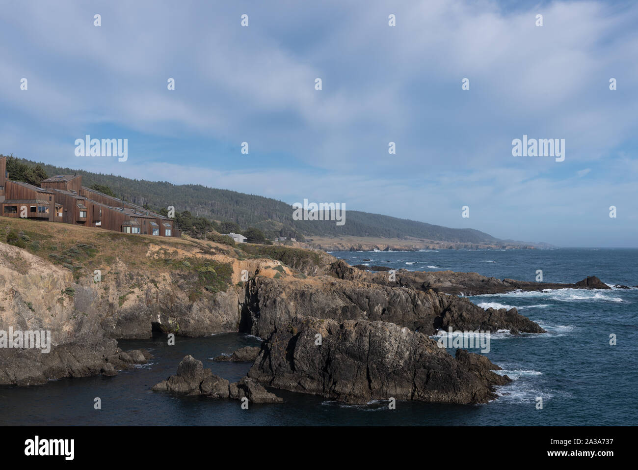 Sea Ranch, California is noted for its distinctive architecture Stock ...