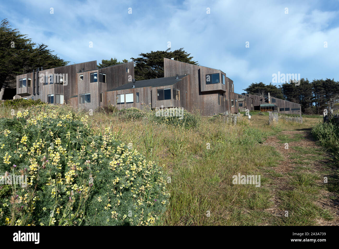 Sea Ranch, California is noted for its distinctive architecture Stock ...