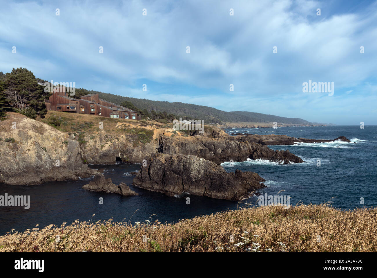 Sea Ranch, California is noted for its distinctive architecture Stock ...
