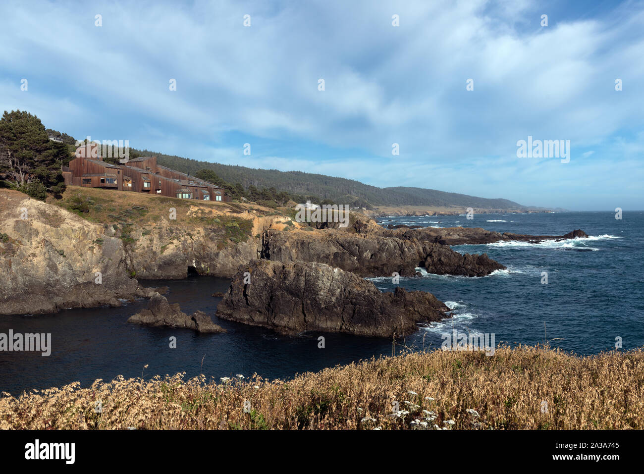 Sea Ranch, California is noted for its distinctive architecture Stock ...