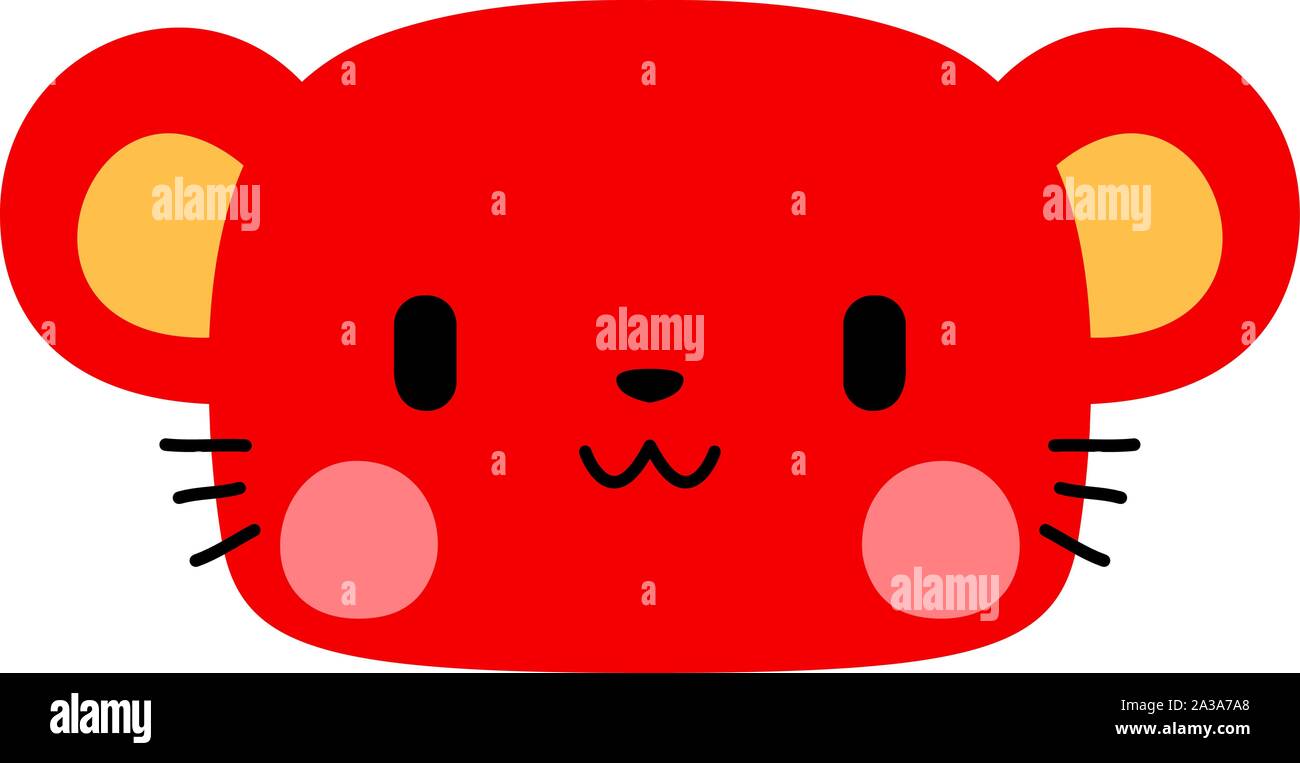 This is a illustration of Cute mouse face Stock Vector Image & Art - Alamy