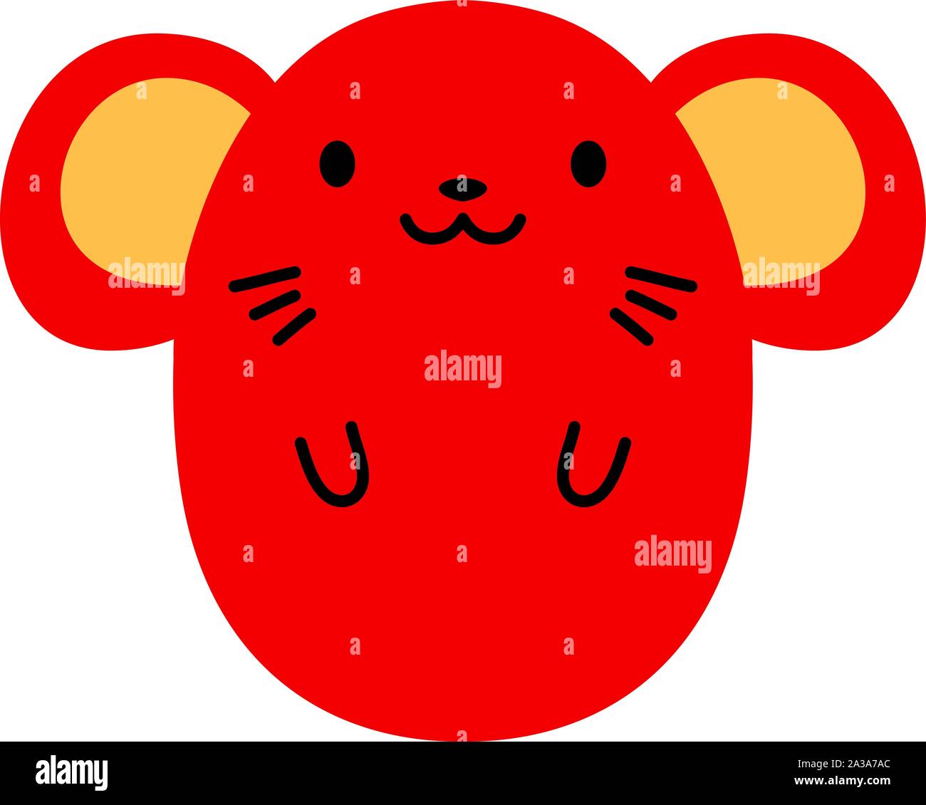 This is a illustration of Cute mouse face Stock Vector Image & Art - Alamy