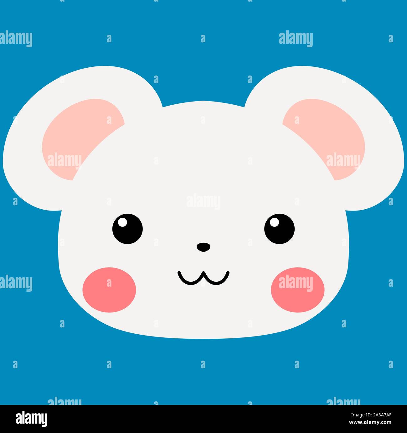 This is a illustration of Cute mouse face Stock Vector Image & Art - Alamy