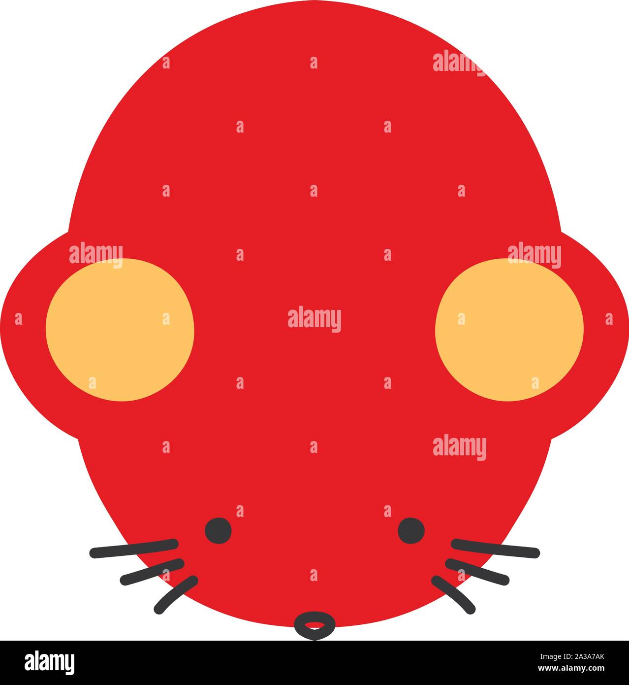 This is a illustration of Cute mouse face Stock Vector Image & Art - Alamy