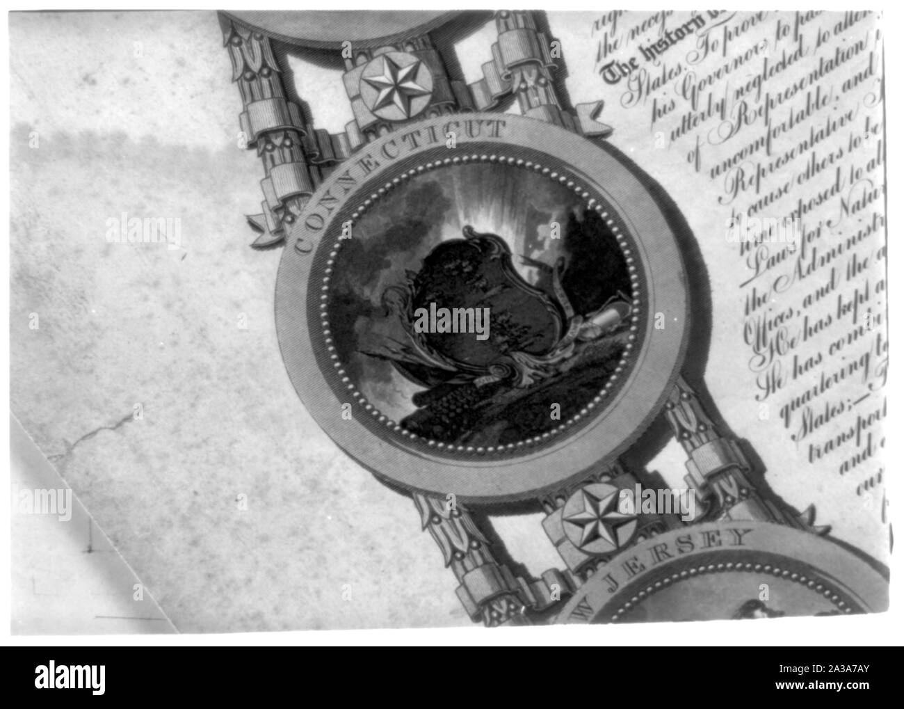 Seal of Connecticut Stock Photo - Alamy