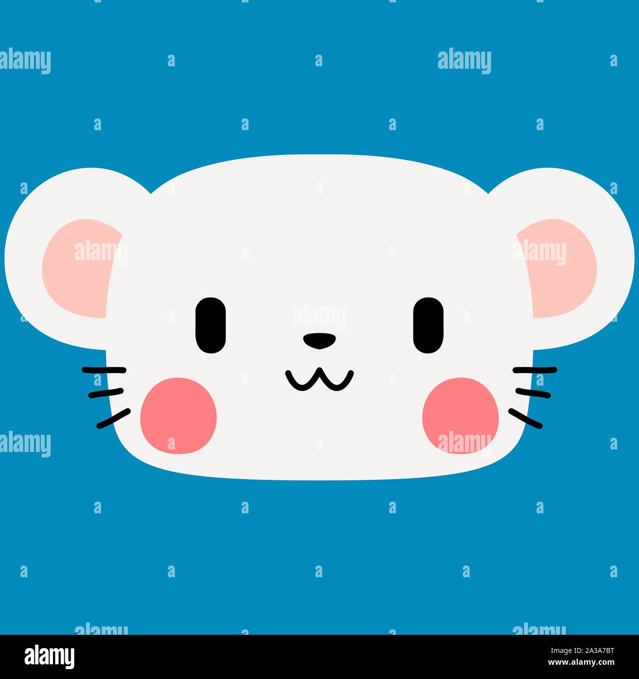 This is a illustration of Cute mouse face Stock Vector Image & Art - Alamy