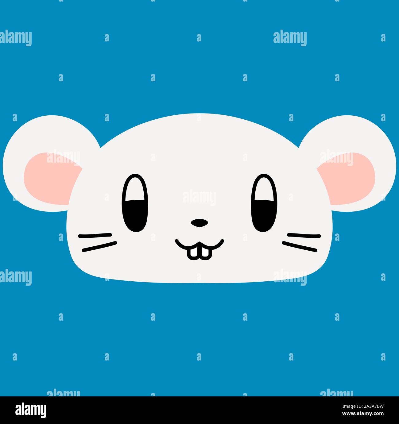 This is a illustration of Cute mouse face Stock Vector Image & Art - Alamy