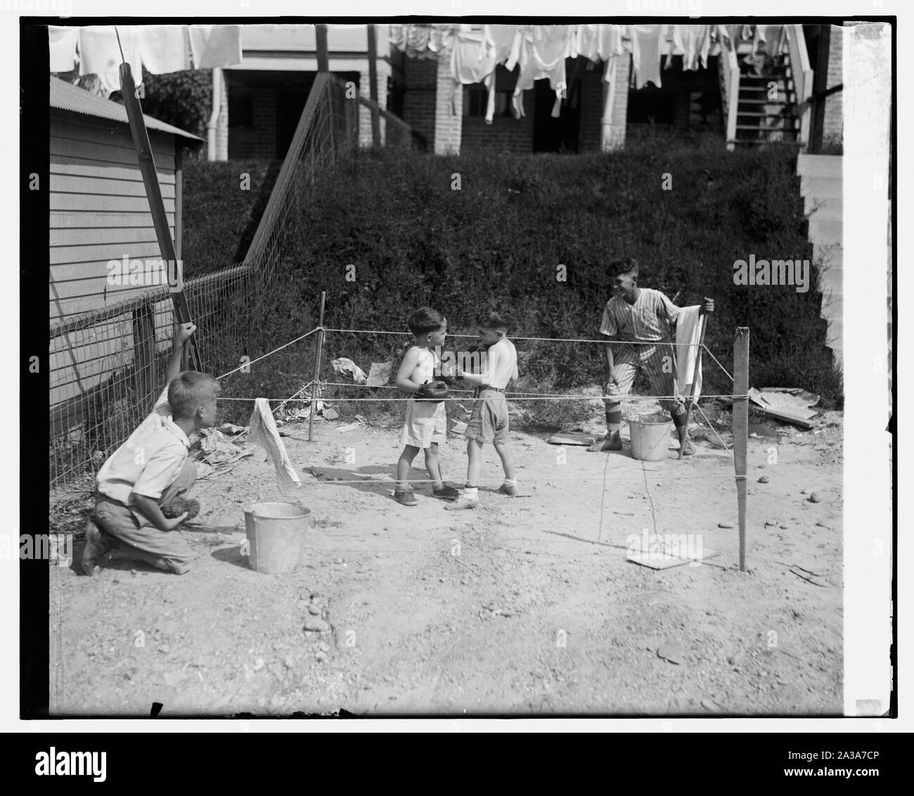 Kids community Black and White Stock Photos & Images - Alamy