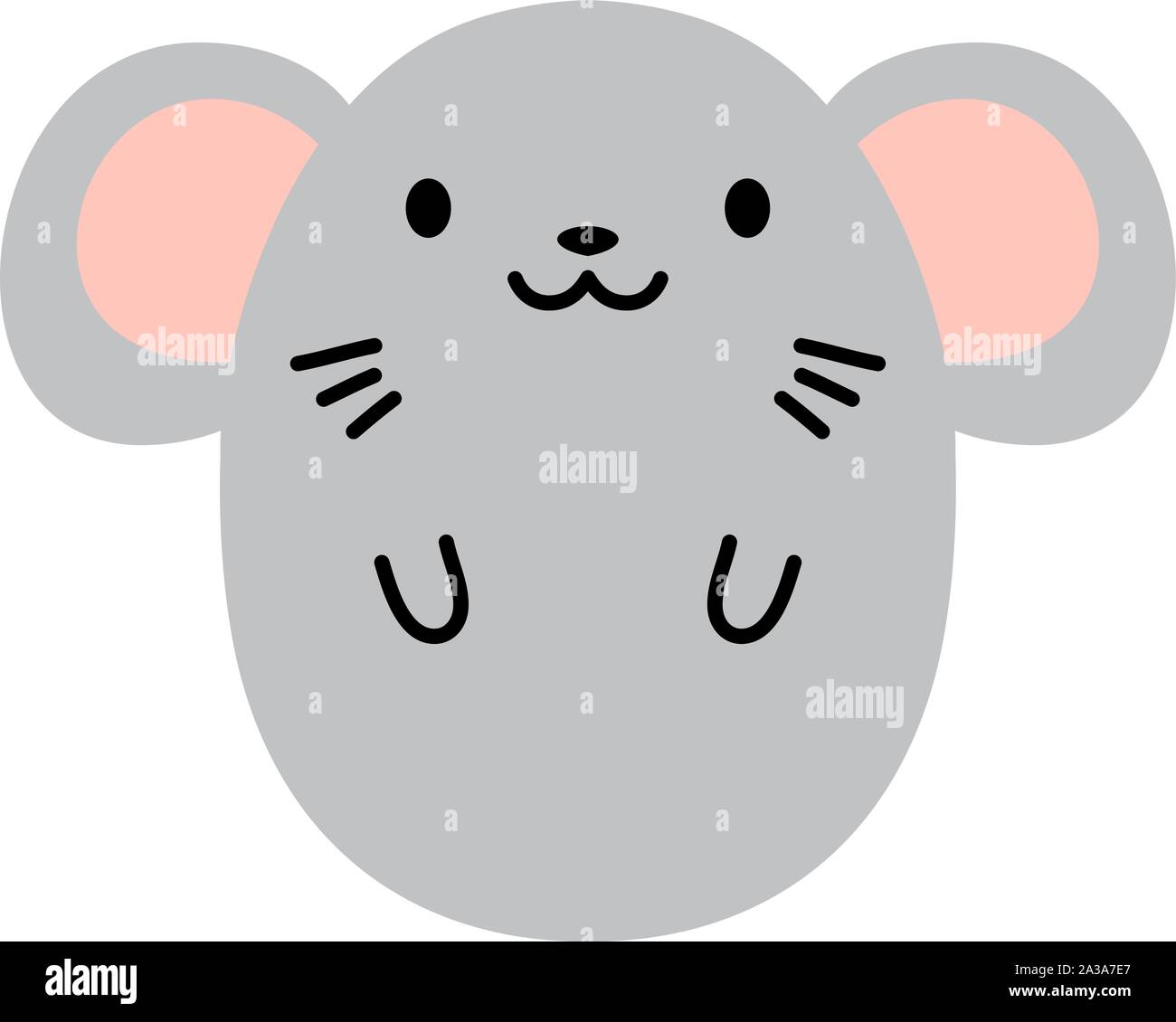 This is a illustration of Cute mouse face Stock Vector Image & Art - Alamy
