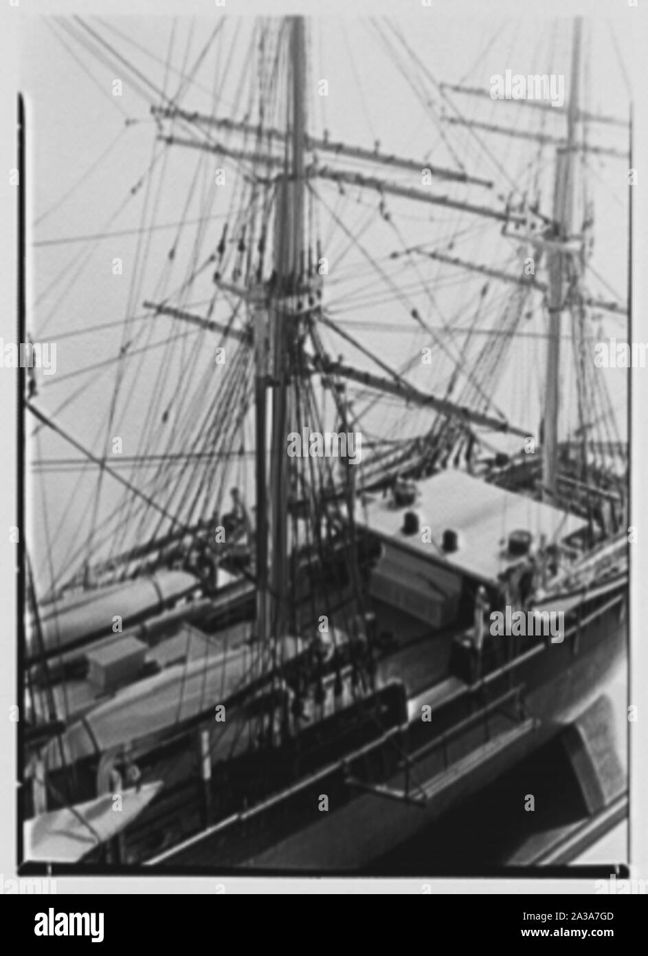 Seamen's Bank for Savings ship model, 74 Wall St., New York City Stock ...