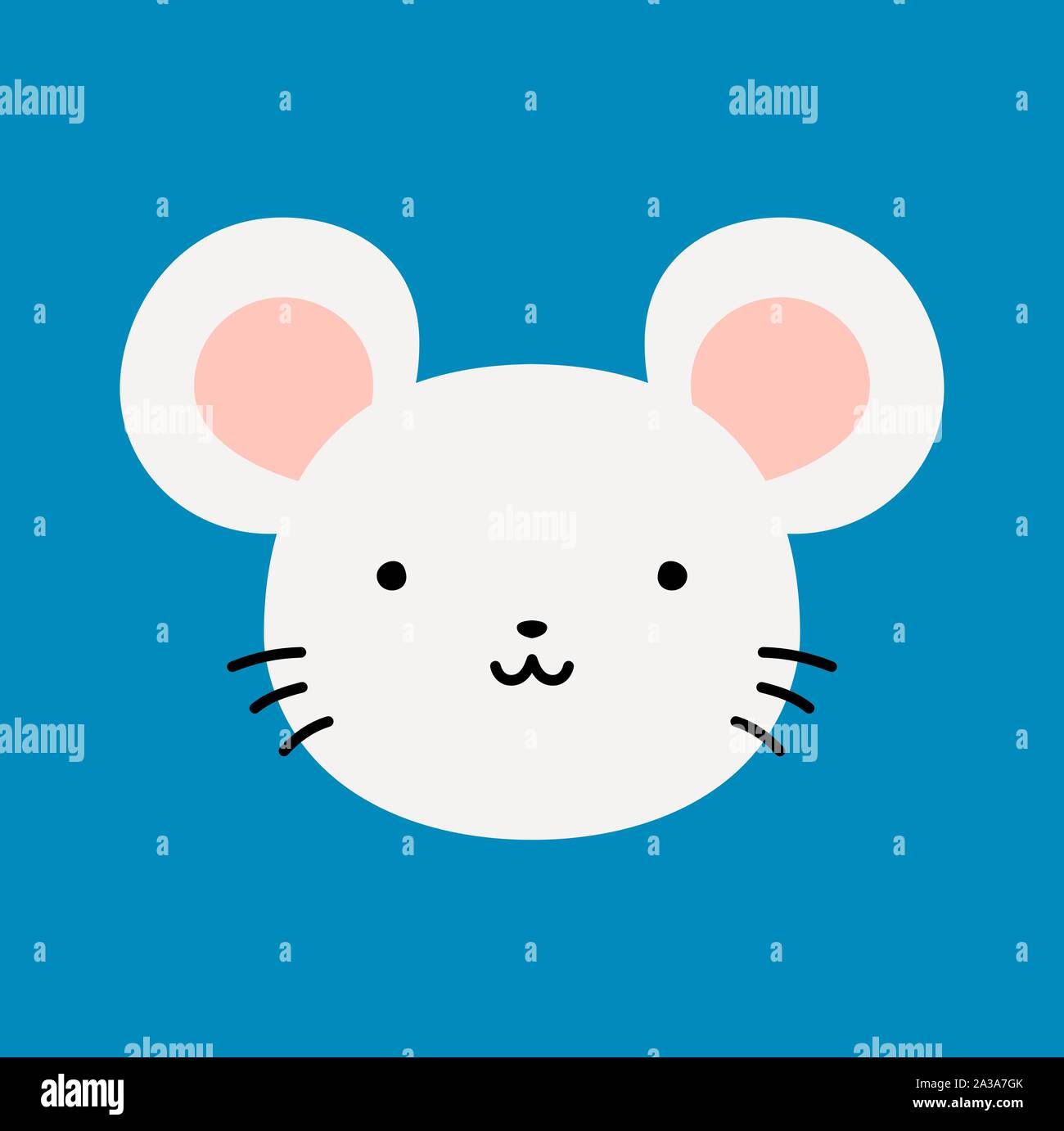 This is a illustration of Cute mouse face Stock Vector Image & Art - Alamy