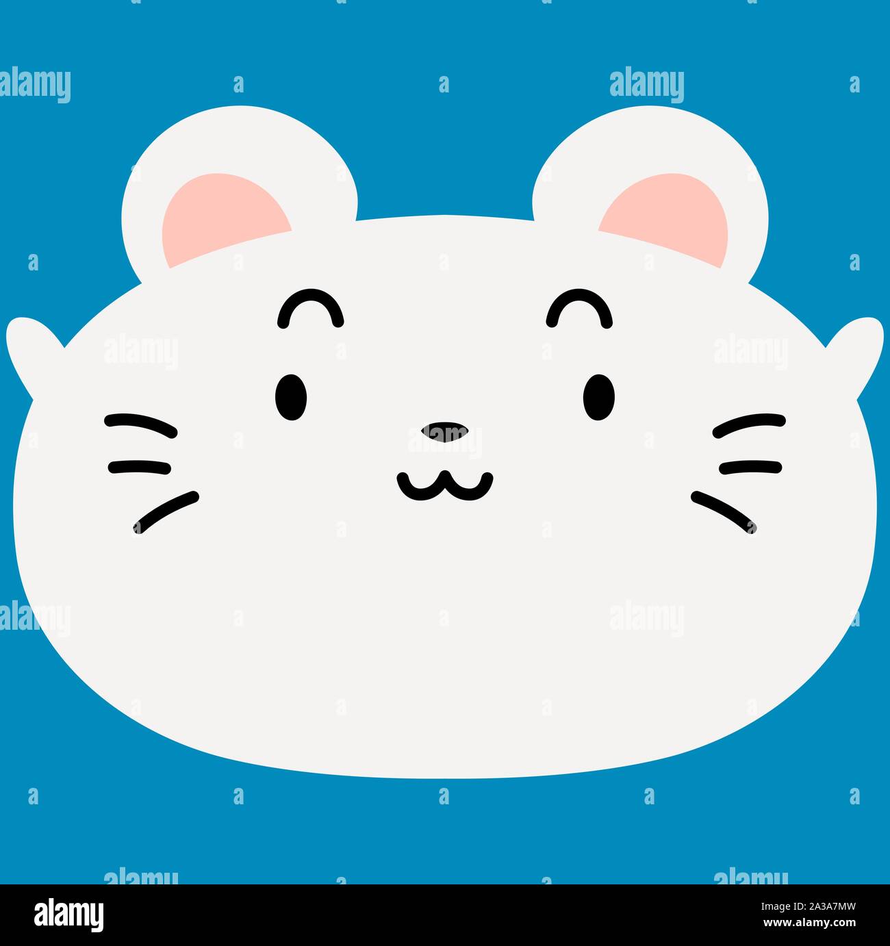 This is a illustration of Cute mouse face Stock Vector Image & Art - Alamy