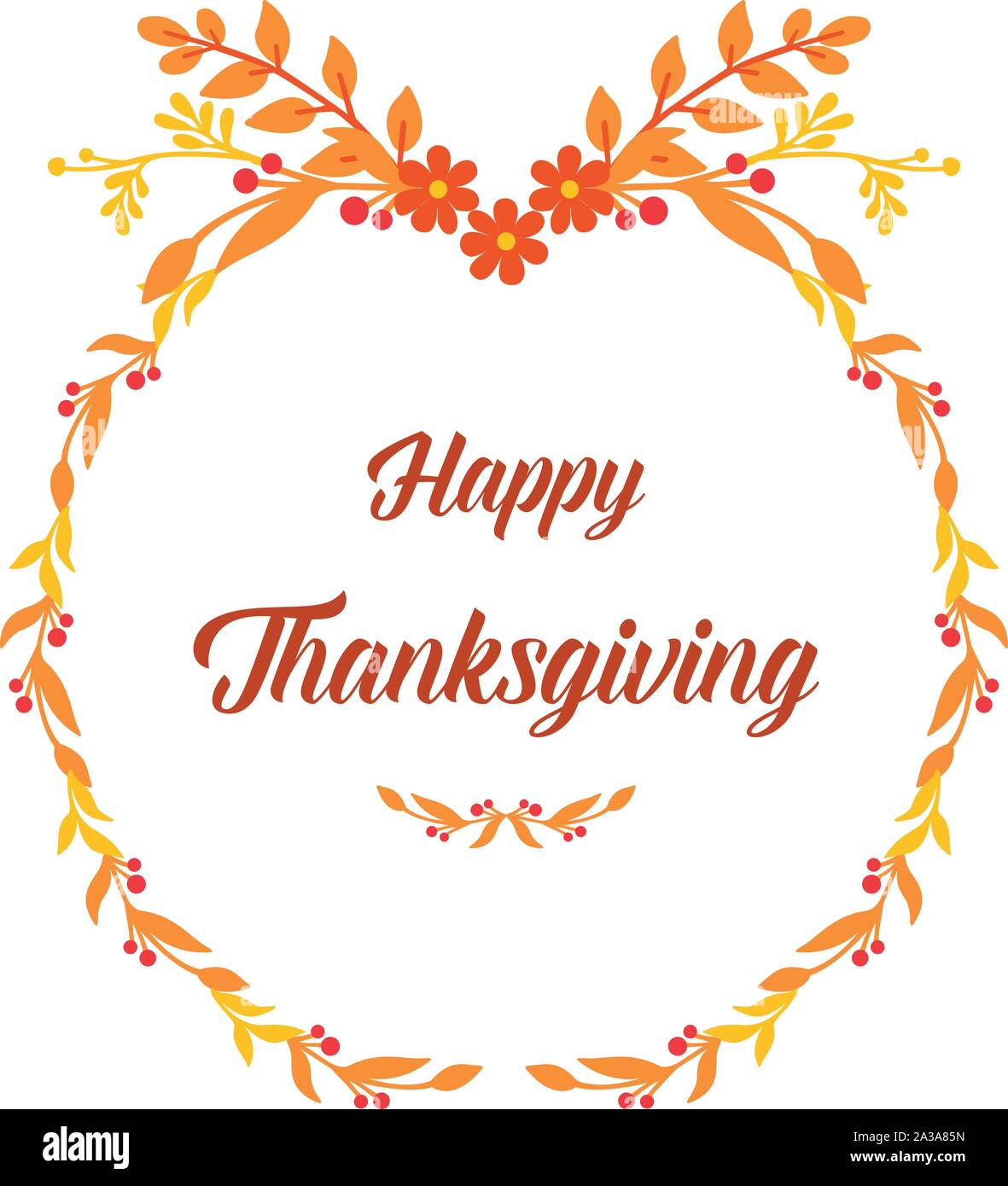 Template for banner thanksgiving, with pattern decoration of autumn ...