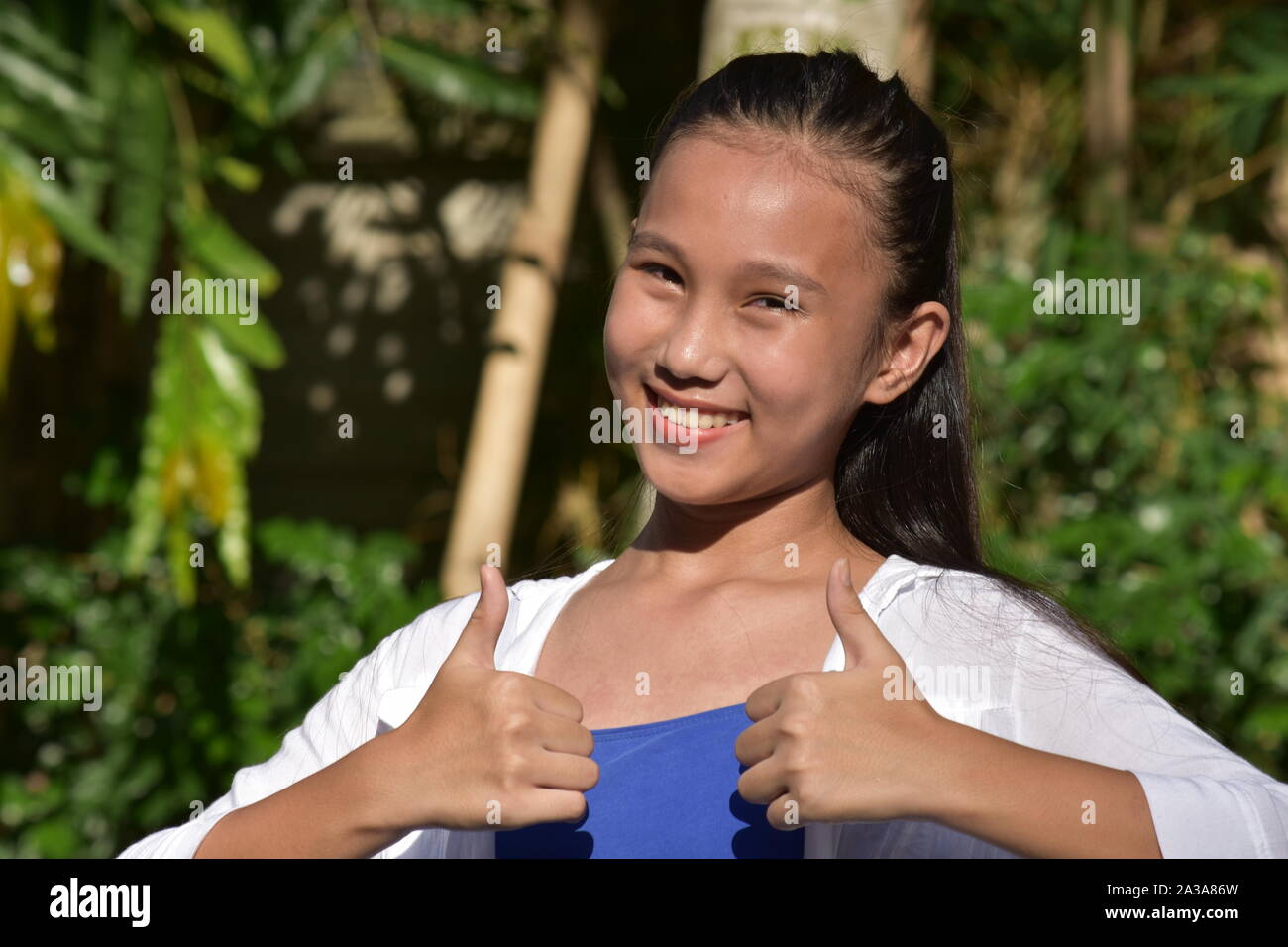 A Proud Cute Minority Female Stock Photo - Alamy
