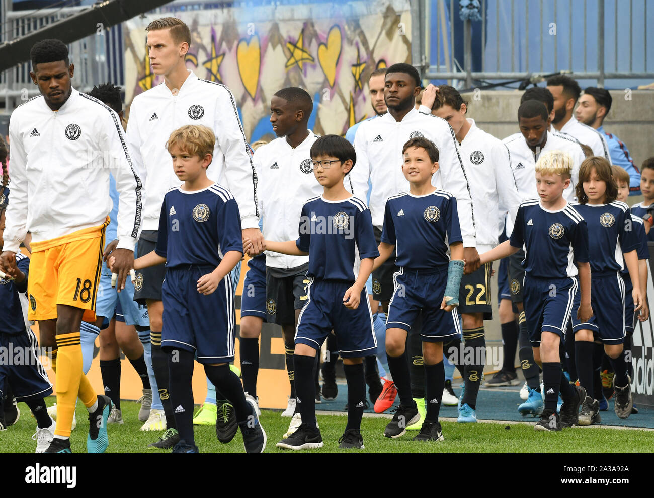 Chester, Pennsylvania, USA. 6th Oct, 2019. Philadelphia Union goalie ...