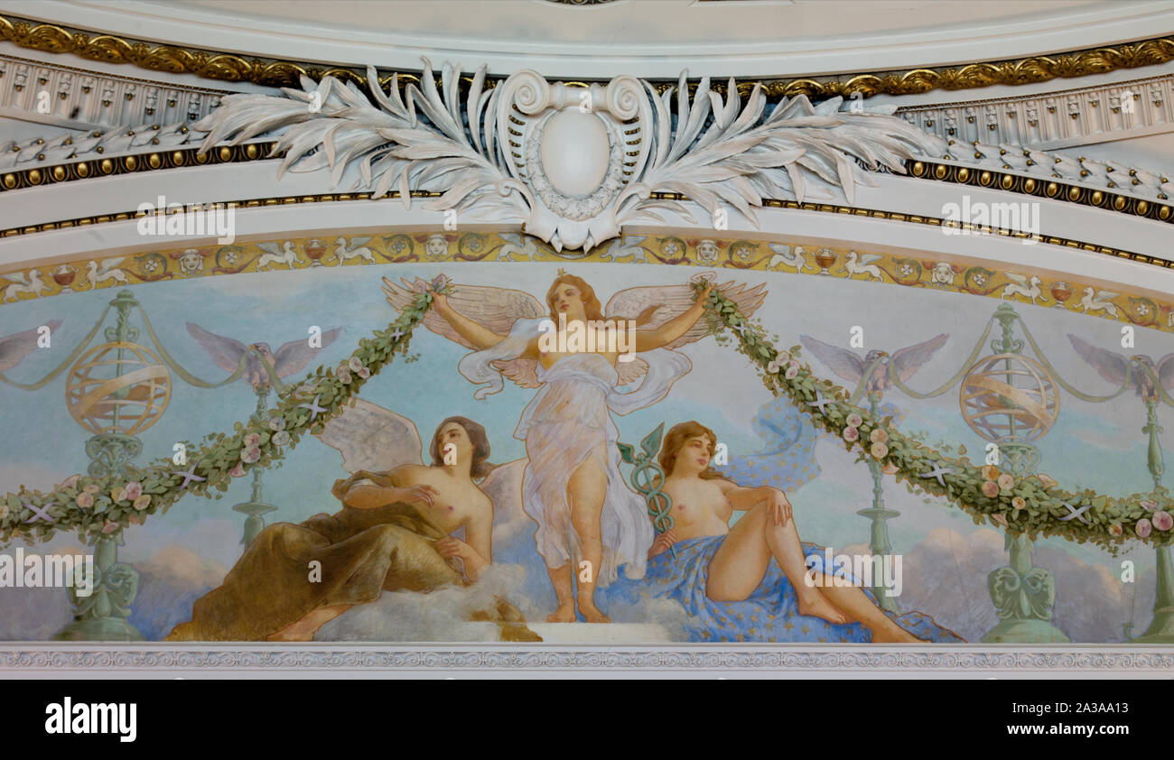 Second Floor, Southeast Pavilion, the Pavilion of the Elements. Detail ...