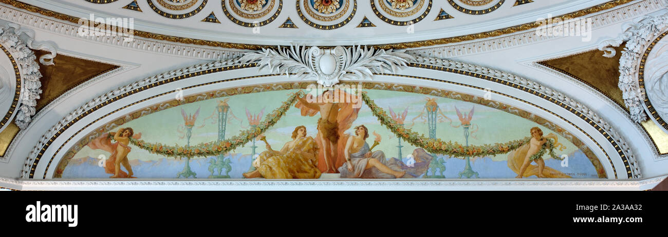 Second Floor, Southeast Pavilion, the Pavilion of the Elements. Lunette ...